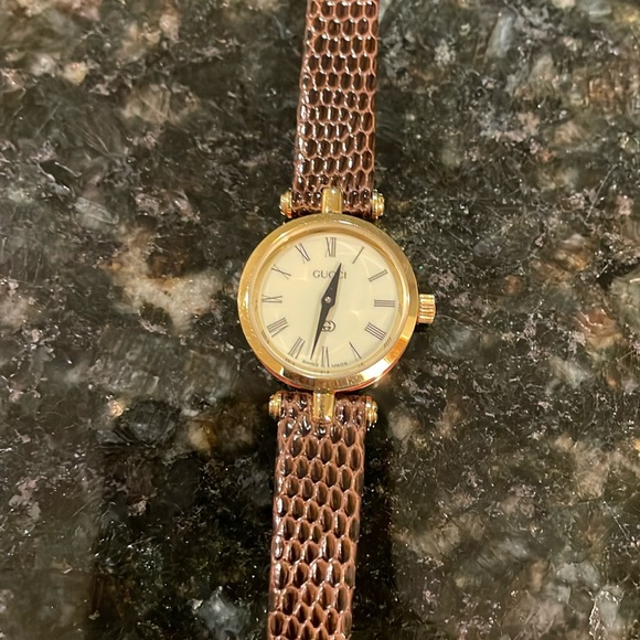 Gucci | Accessories | Vintage Gucci 200l Watch 0 Micron 18k Goldplated ...